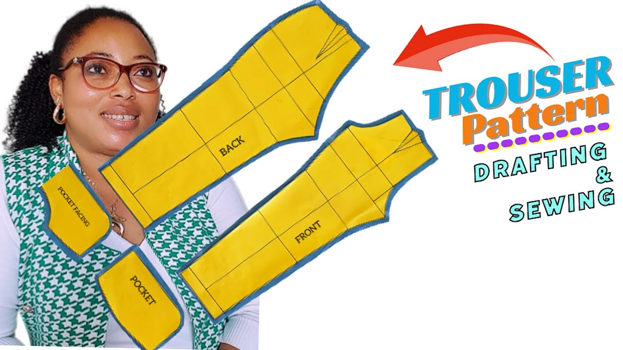 💥 Basic Pant Pattern Drafting For Beginners | (👉find out the secret on ...