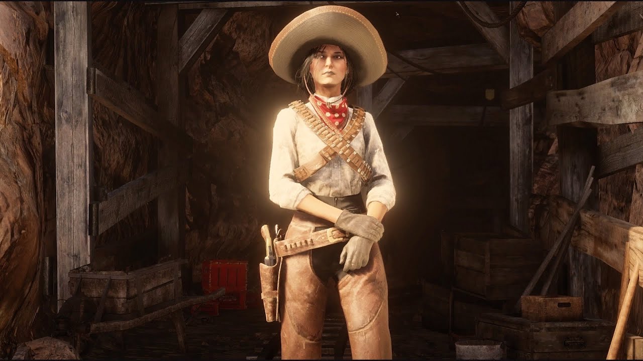 Red dead online Mexican bandito outfits Pt2 (Male & Female) - YouTube