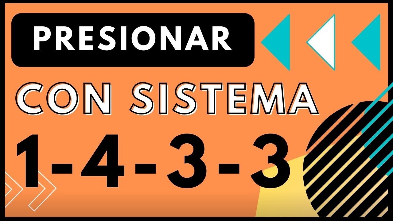 APRENDE a PRESIONAR usando el 1-4-3-3 ( vs todos los sistemas ) 🤜🏻💥 ...