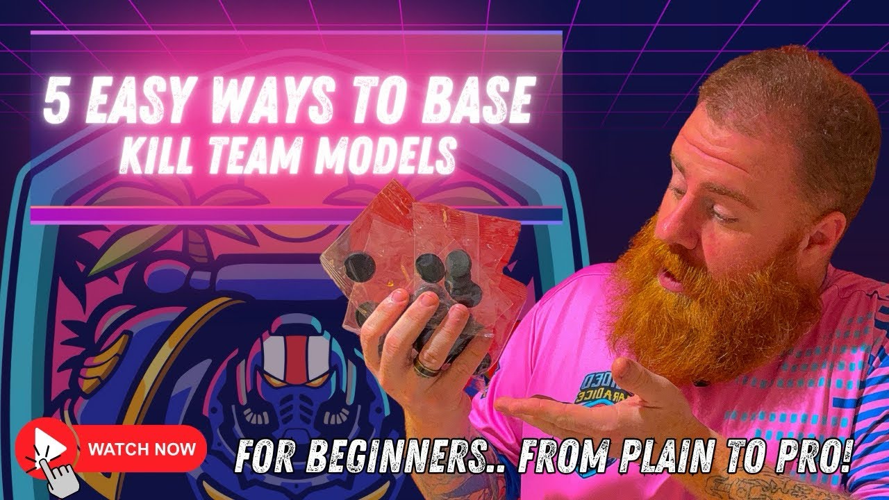 5 Easy Ways To Base Kill Team Models - YouTube