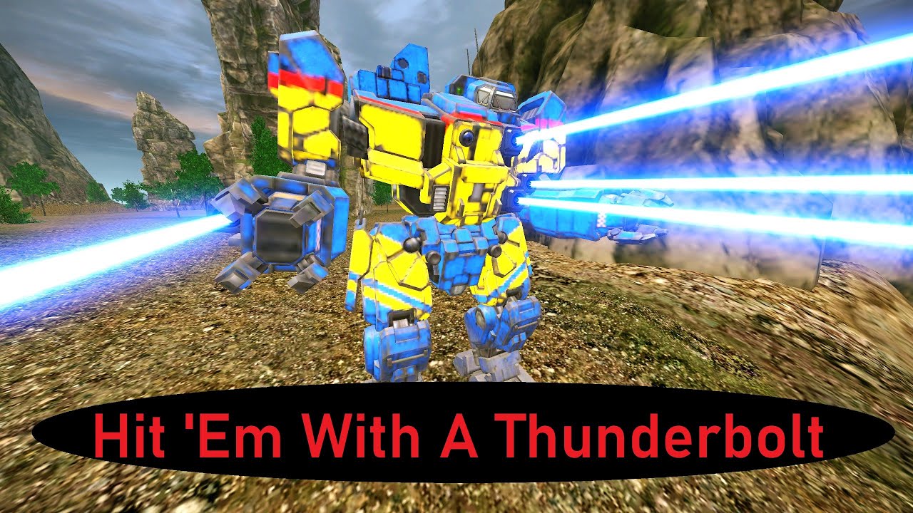 MWO - Heavily Quirked Large Pulse Laser Thunderbolt-9SE (#1067) - YouTube