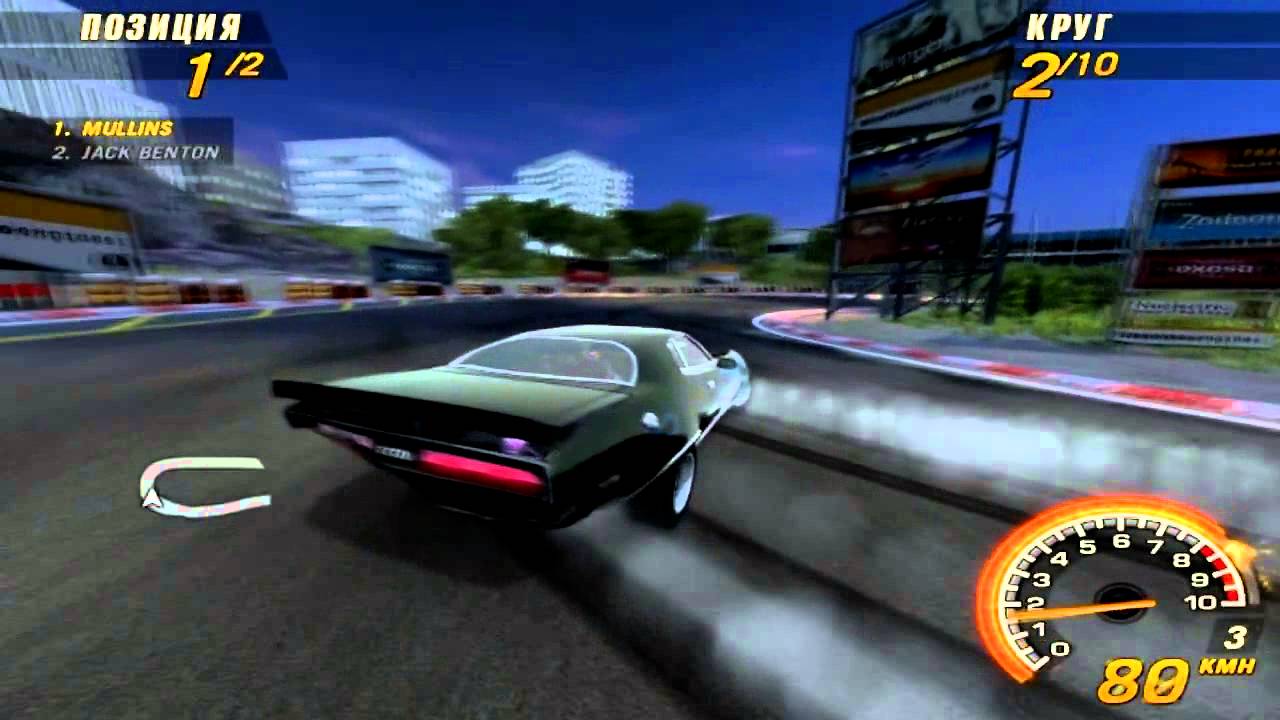 FlatOut 2. Riverbay Circuit 2, Bullet GT, 2x nitro - 34.76 - YouTube