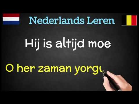 HOLLANDACA KONUŞTURAN CÜMLELER (Online Bedava Hollandaca Öğreniyorum)