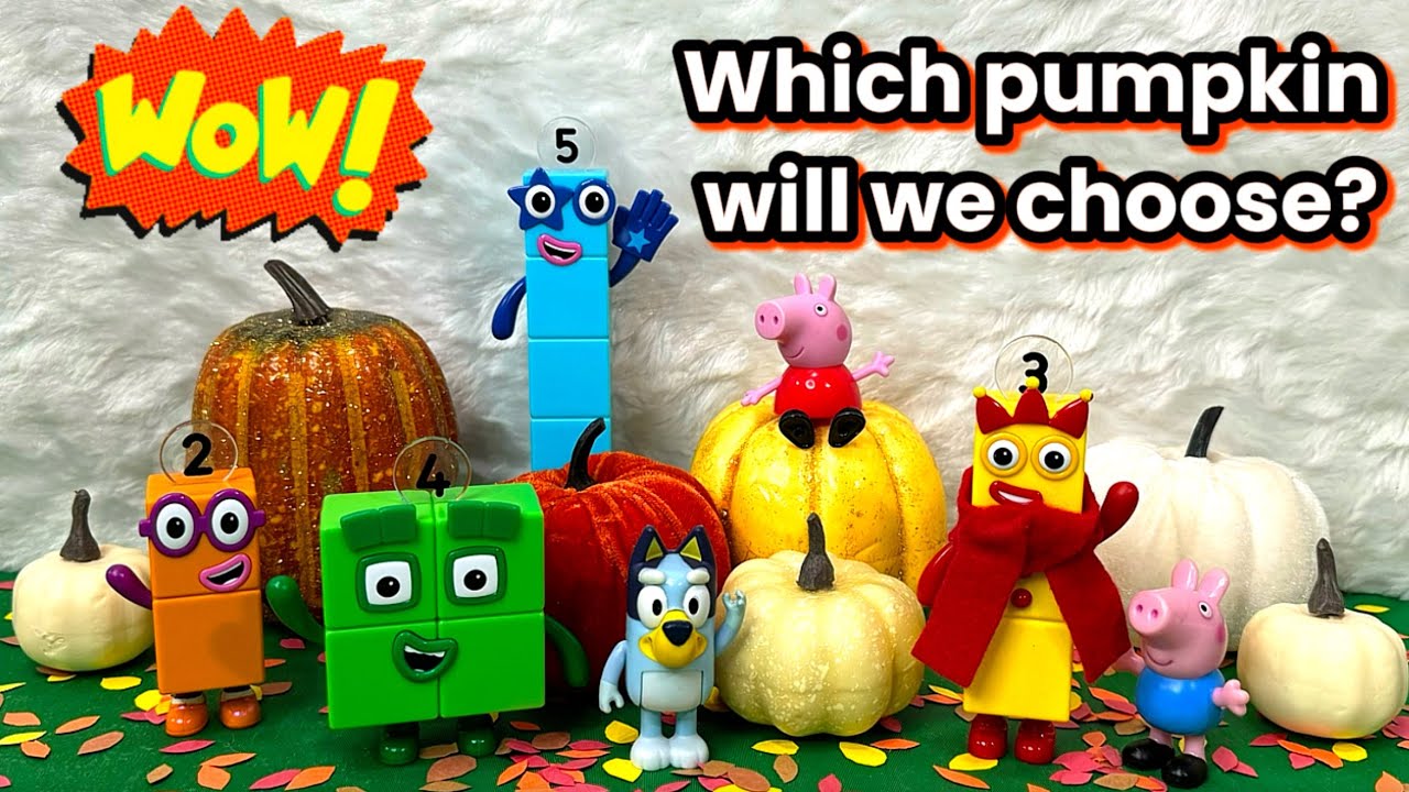 Numberblocks And Friends Look For The Perfect Pumpkin! + Bloopers ...
