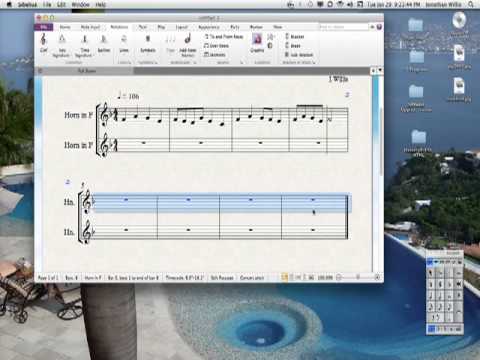 Sibelius Notation Tutorial 2: Note Entry - Adding Measures - Play ...