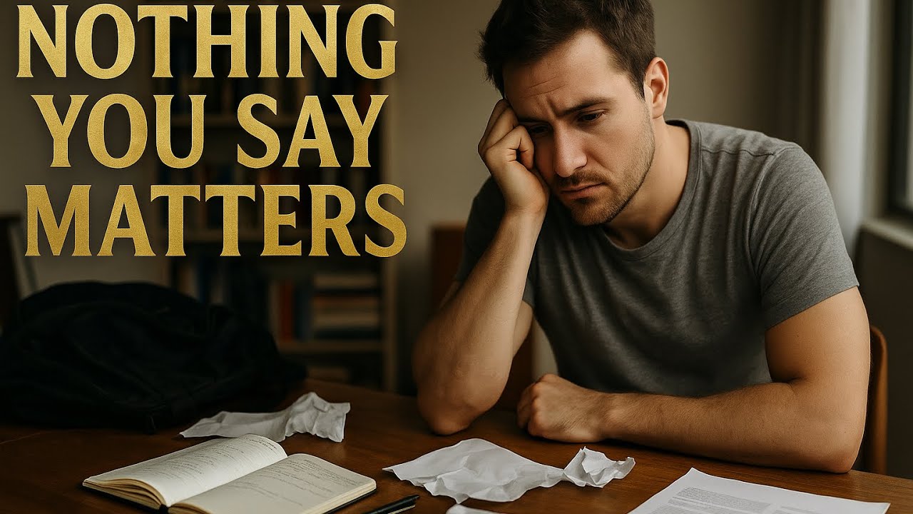 “Without Discipline, Nothing You Say Matters” - YouTube