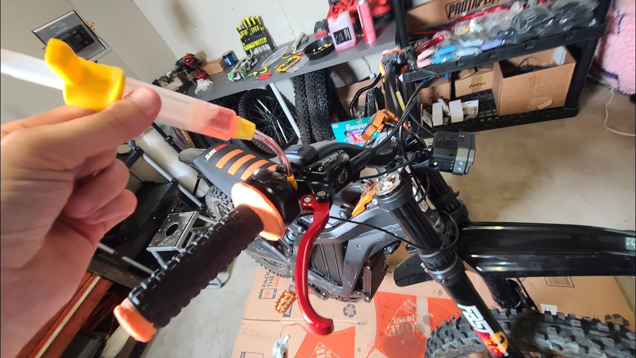 How To Bleed SURRON Brakes *EASIEST WAY* - YouTube