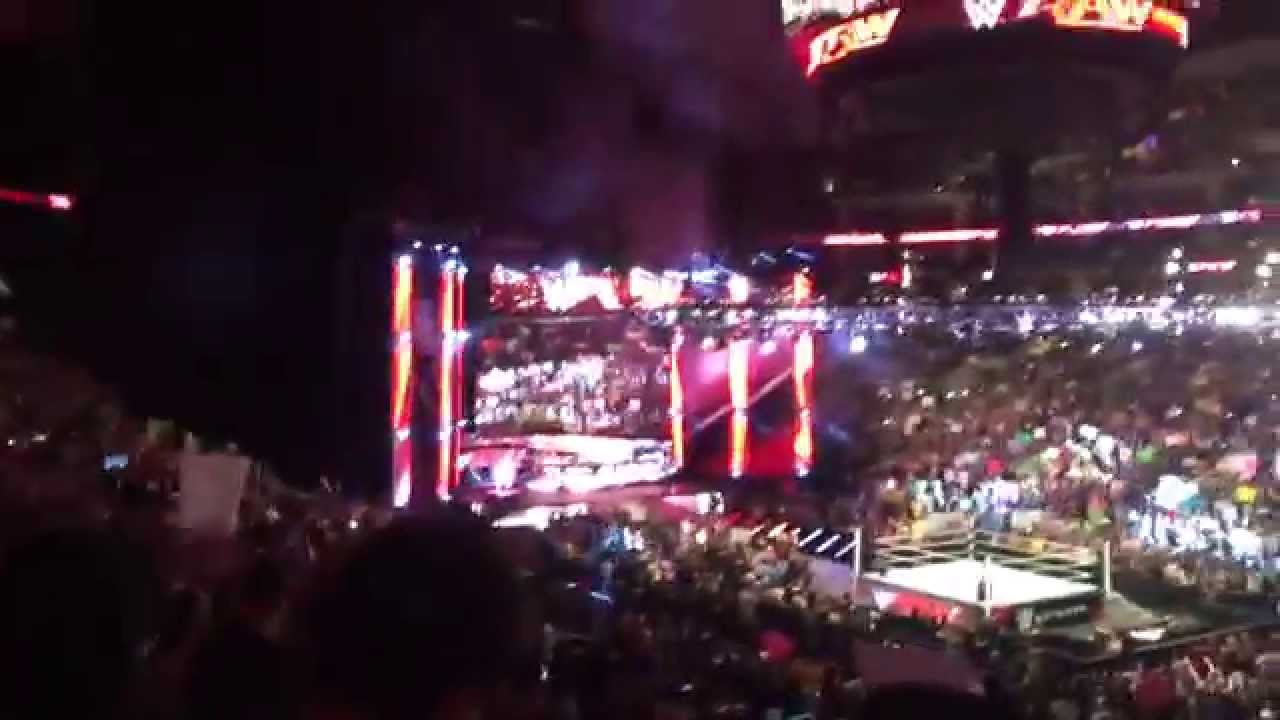 WWE Raw opening 3/23/15 - YouTube