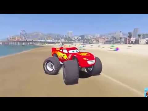 Şimşek McQueen ve Örümcek Adam Birlikte Suya Gömülüyor (Türkçe Dublaj)