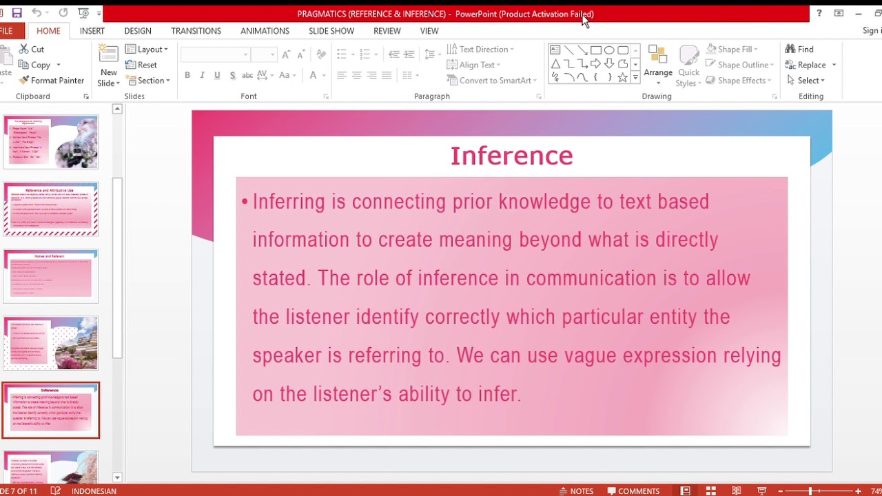 Pragmatics | Reference & Inference | Assignment 1 - YouTube