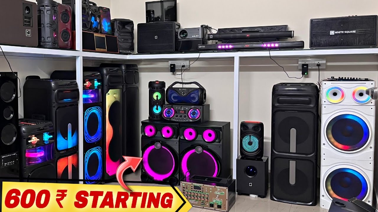 Powerful🔥 & heavy duty music systems - Amplifier, Dj tower, speaker box ...