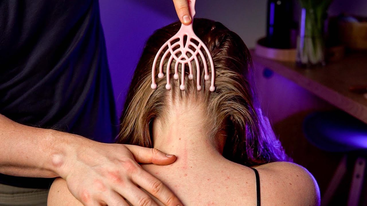ASMR Ultimate Nape, Scalp & Hair TINGLES for Deep Sleep (No Talk) - YouTube