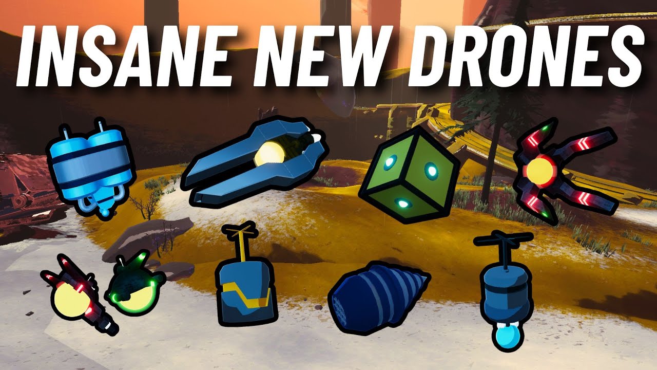 Adding INSANE New Drones in Risk of Rain 2 - YouTube