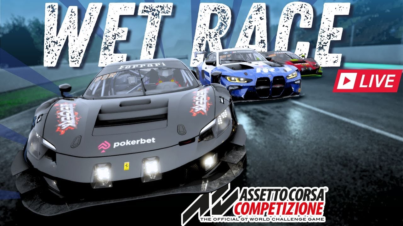 🔴ACC Live | Wet Racing | Round 3 Barcelona Raceface.Pro Series - YouTube