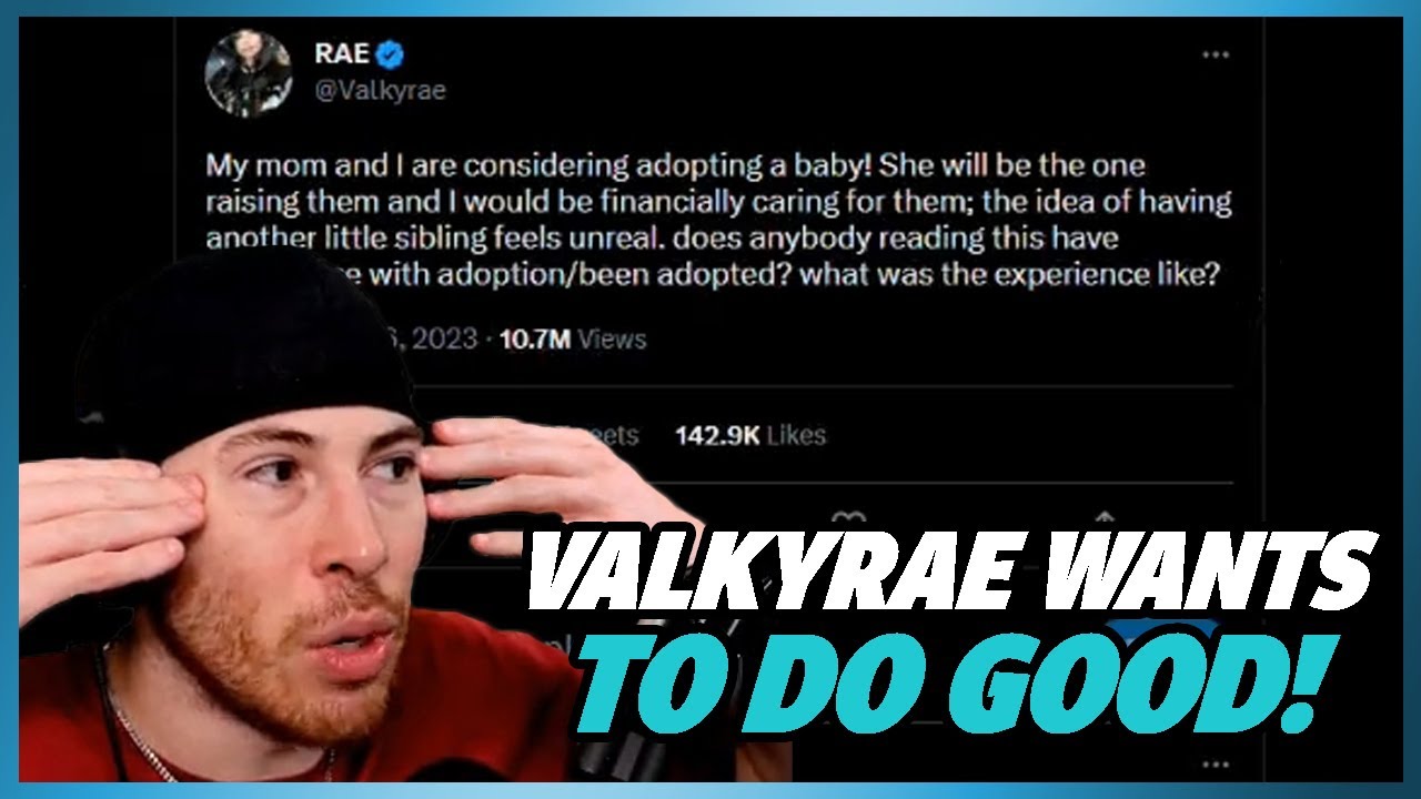 Valkyrae Wants to Adopt a Baby! (JoblessGarrett Reacts) - YouTube