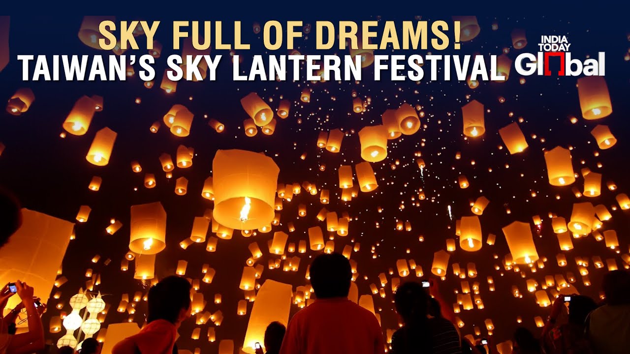 Taiwan’s Sky Lantern Festival Lights Up The Night | India Today Global ...