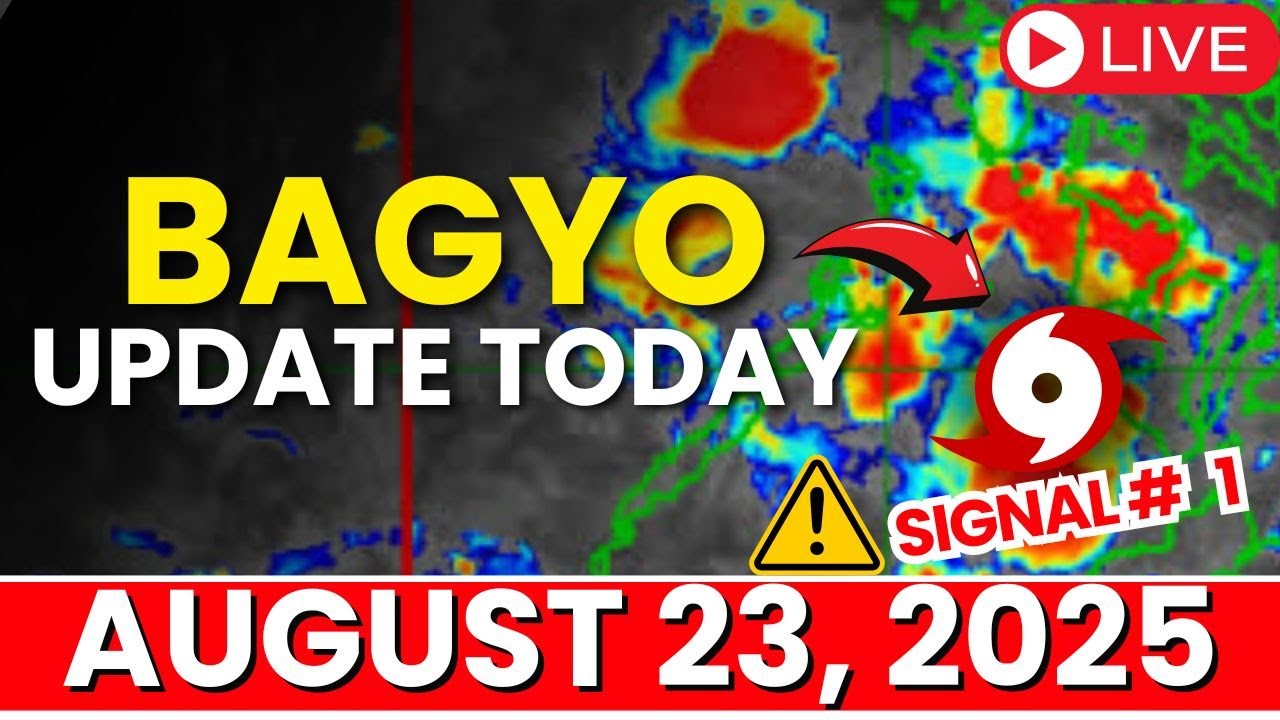 Bagyo Update Today August 23, 2025 | Low Pressure Area in the ...