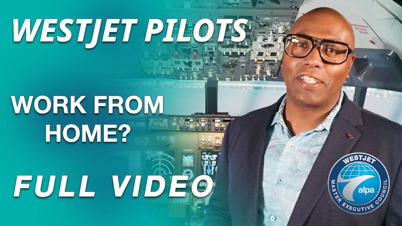 WestJet Pilots Work From Home | #aprilfools - YouTube