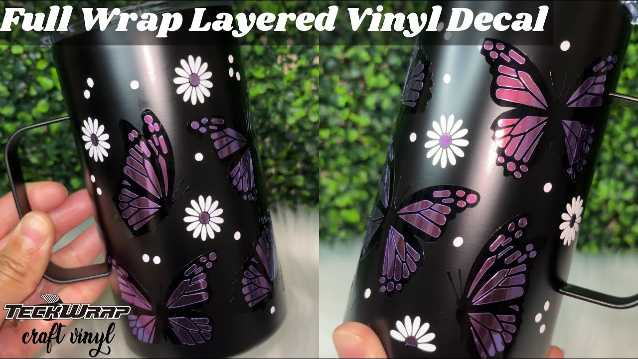 How to Customize a Cup with a Full Wrap Vinyl Decal | Teck Wrap Vinyl ...