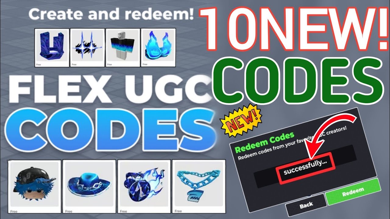 ⚠️ UPD ⚠️ ALL WORKING CODES For Flex UGC In March 2026 - Roblox Flex ...