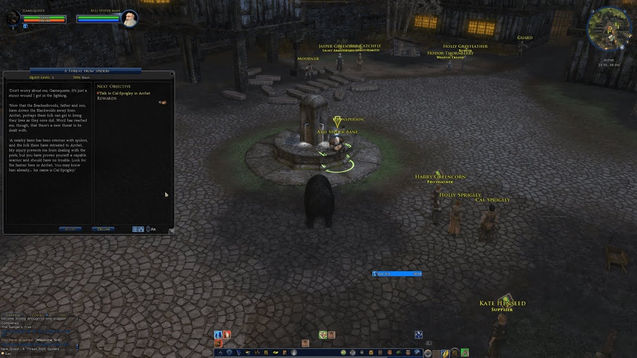 A Threat from Spiders | LOTRO - YouTube