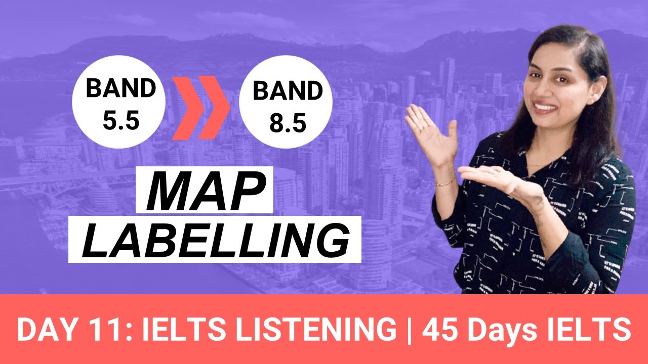 IELTS Listening MAP Labelling Practice | DAY 11 | IELTS in 45 Days ...