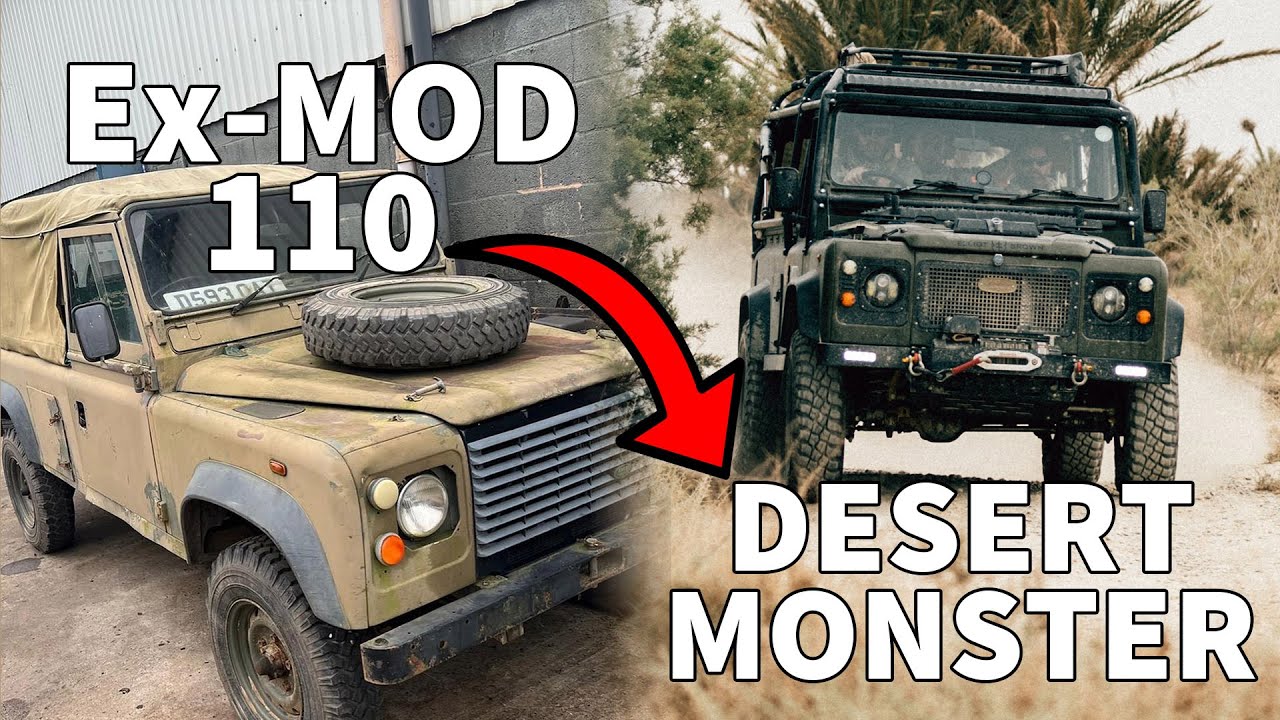 FULL BUILD: Restoring an Ex-MOD Land Rover Defender 110 into an African ...