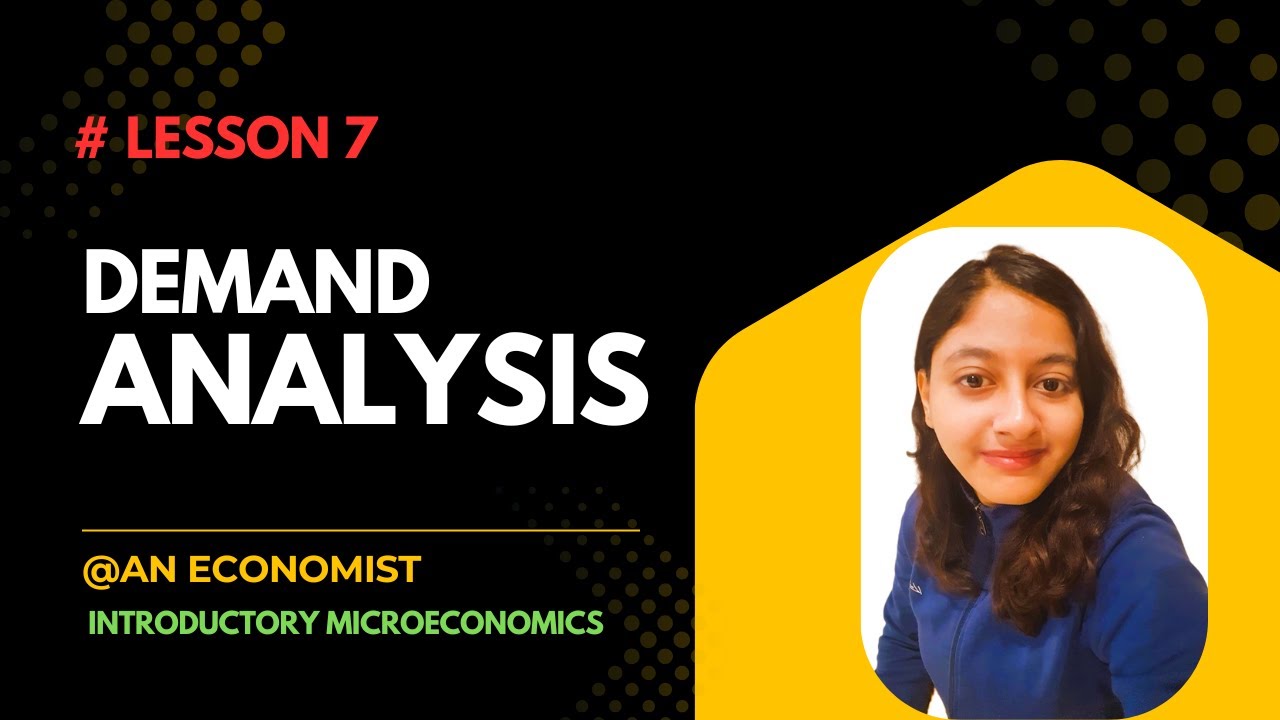 Individual & Market Demand Schedule | Demand Analysis | Micro Economics - YouTube
