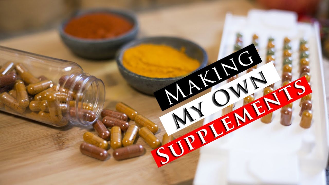 Making my own Supplements using a Capsule Filling Machine! - YouTube