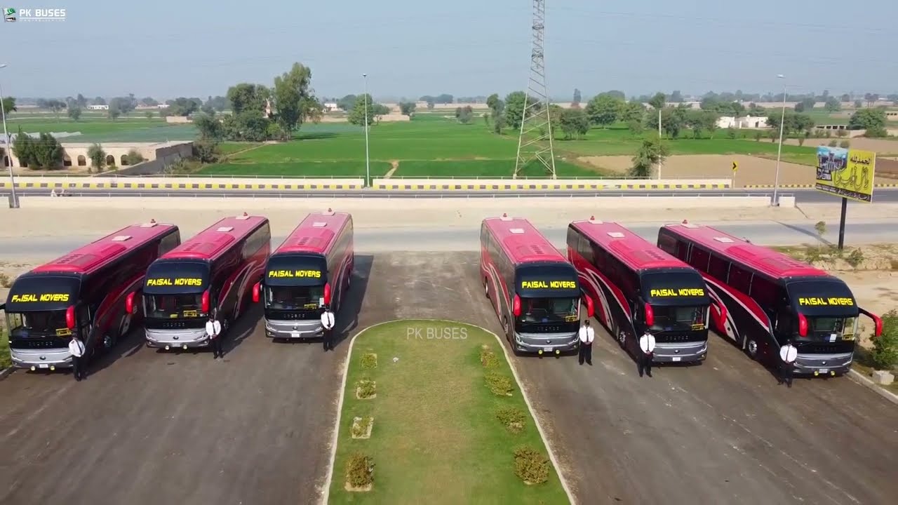 Faisal Movers New Yutong Master Nova Buses | Lahore to Bahawalpur | @PKBUSES - YouTube