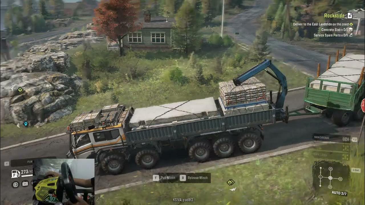 Rockslide Fix and Restoring the road | Season 10 | Duncan Bay - British Columbia | SNOWRUNNER ...