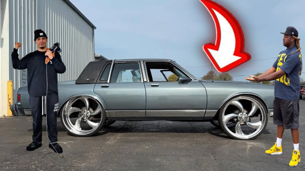 SEEING MARTYMAR BOX CHEVY FOR THE FIRST TIME AND MET ACE SO HE CAN PUT HIS TOUCH ON MY DONK ...