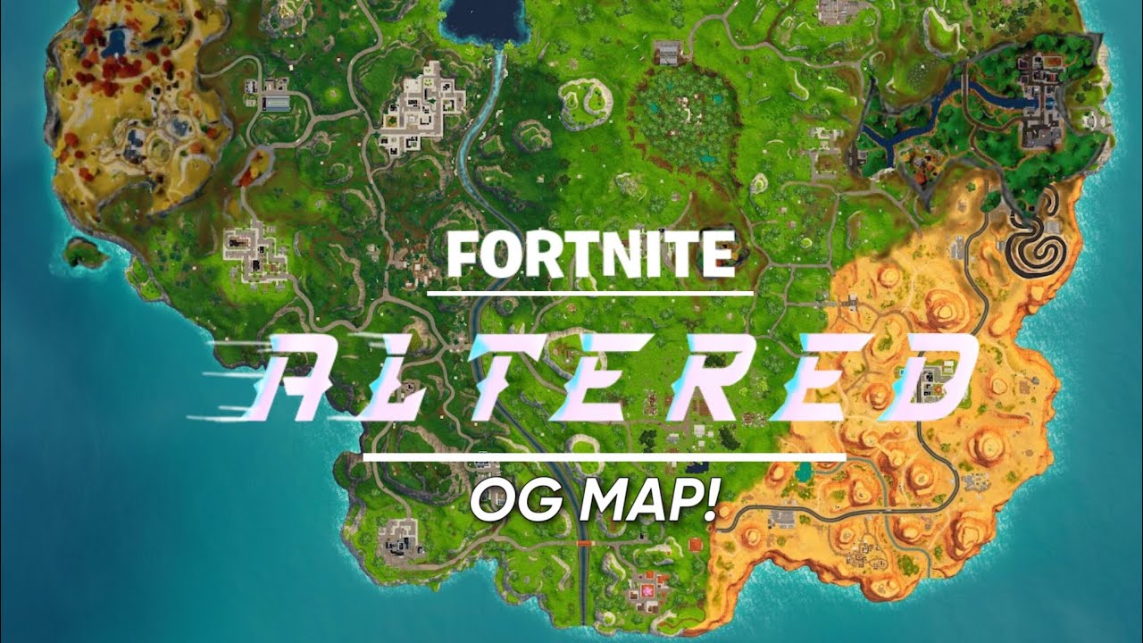 FORTNITE CHAPTER 4 SEASON 5 - ALTERED | Map Concept (OG MAP RETURNS ...