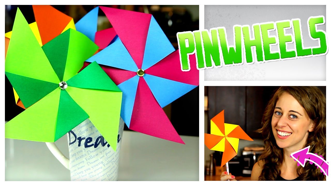 DIY Decorative Pinwheels! - Do It, Gurl - YouTube
