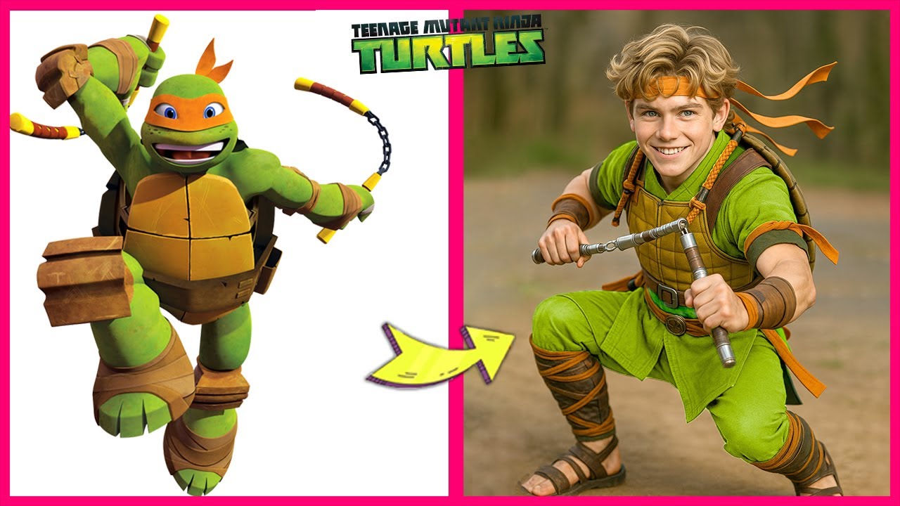 TMNT Characters If They Were Human In Real Life! - YouTube