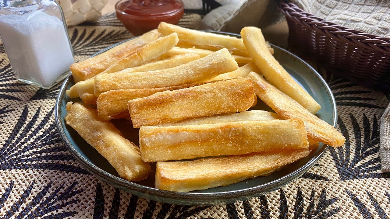 Cómo Hacer Yuca Frita - YouTube