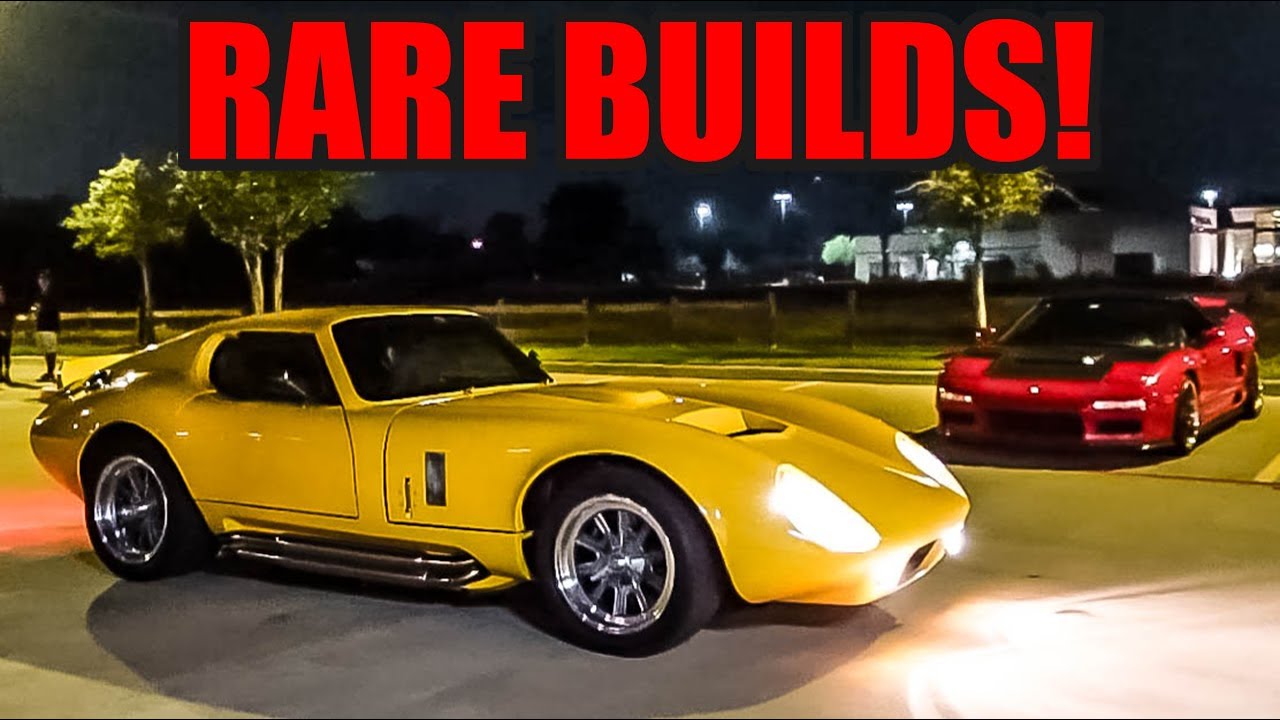 WILD MODIFIED MUSCLE CARS SHOW OFF AT CAR MEET! (+ SUPERCARS TRY TO ...