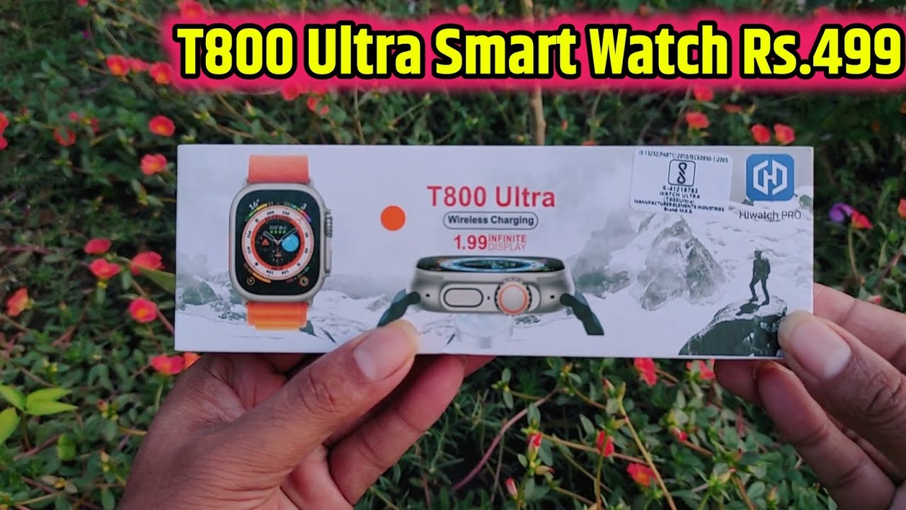 T800 Ultra Smart Watch | t800 ultra smart watch unboxing & review - YouTube