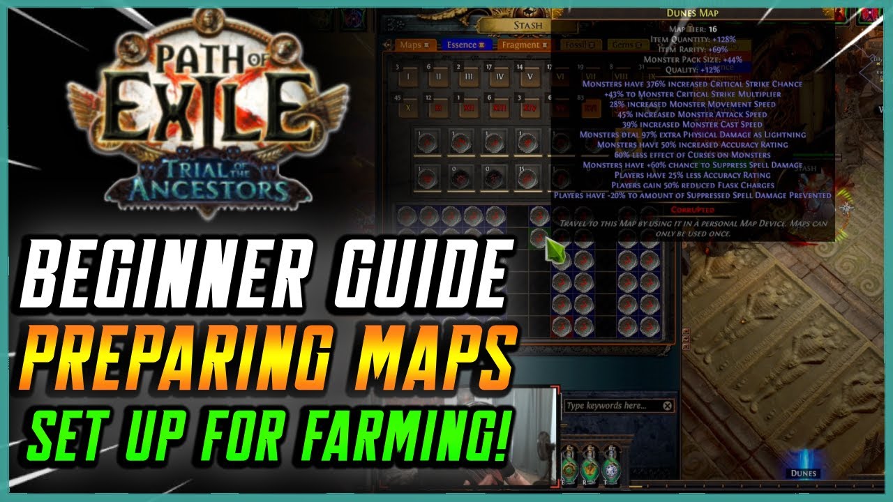 How I Get The Mods I Want For Farming Maps in Path of Exile 3 22! - YouTube