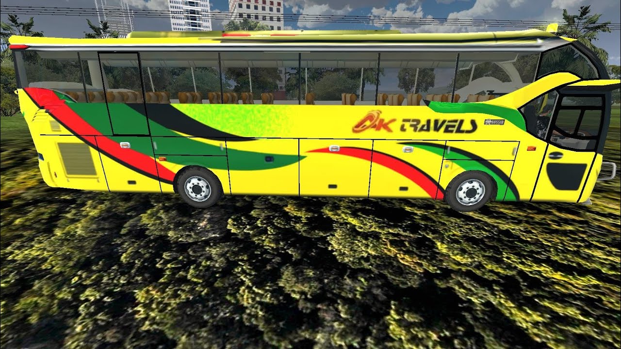 NEW AK TRAVELS HINO RM2 SLEEPER COACH BUS SKIN Bussid - YouTube