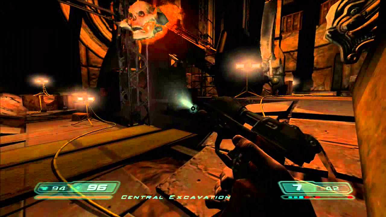 DOOM 3 Resurrection of Evil Classic Xbox Flashlight Clip - YouTube