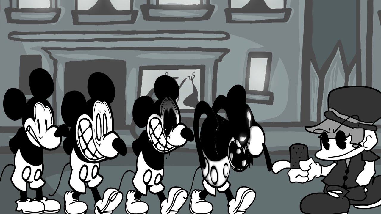 FNF vs Mouse 2.5 v2 (S**cide Mouse Full Week) - YouTube