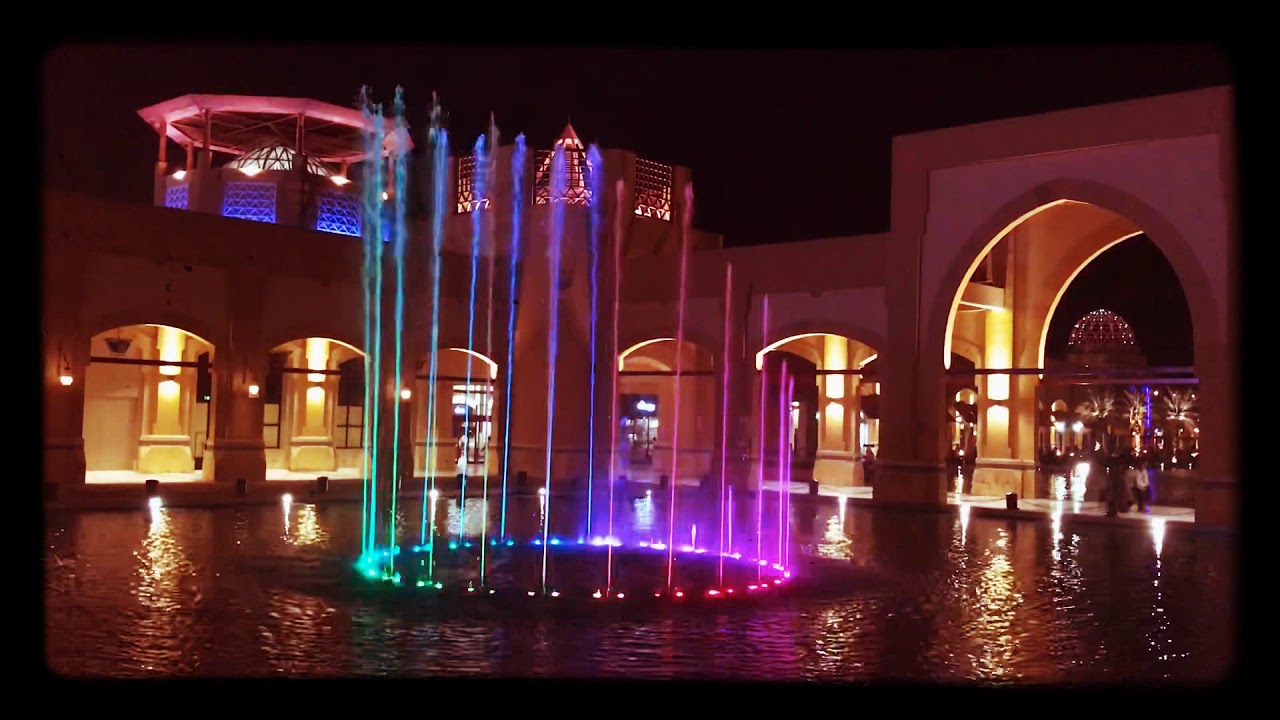 The Musical Fountain of Al-Kout Mall, Kuwait - YouTube