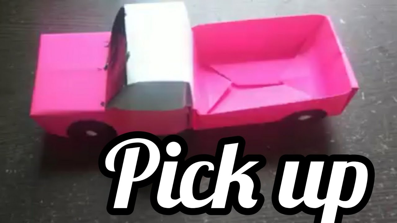 Origami Paper Pick Up Truck #origami #paper #papercraft #viralvideo @my ...
