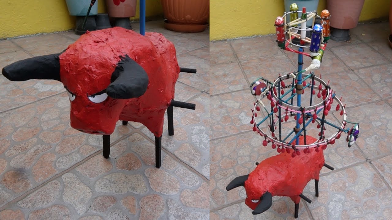 ELABORANDO TORITO PIROTECNICO CON COHETE GARAPIÑADO (pirotecnia ...