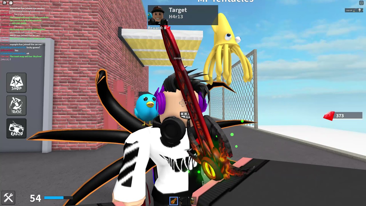 KAT ROBLOX crescendo & shotgun knife (gameplay) - YouTube