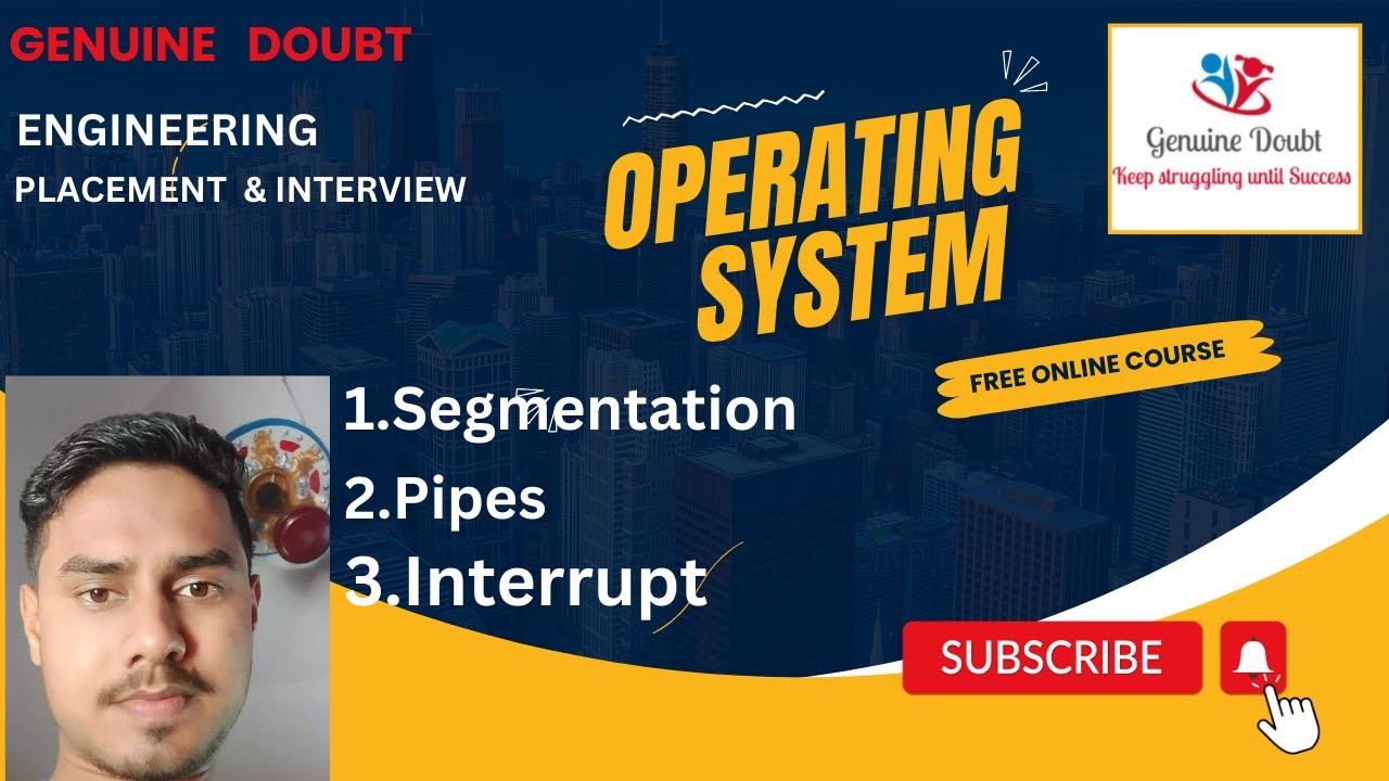 3.5 Segmentation in OS | Pipes in OS | Interrupt in OS | Segmentation ...