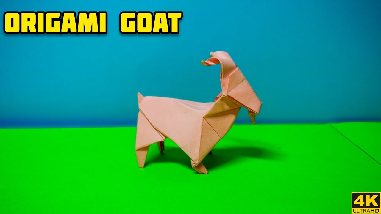 How to make an Origami Goat | Origami tutorial | Paper craft - YouTube