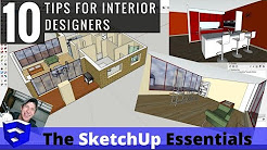SketchUp Interior Design Tutorials - YouTube