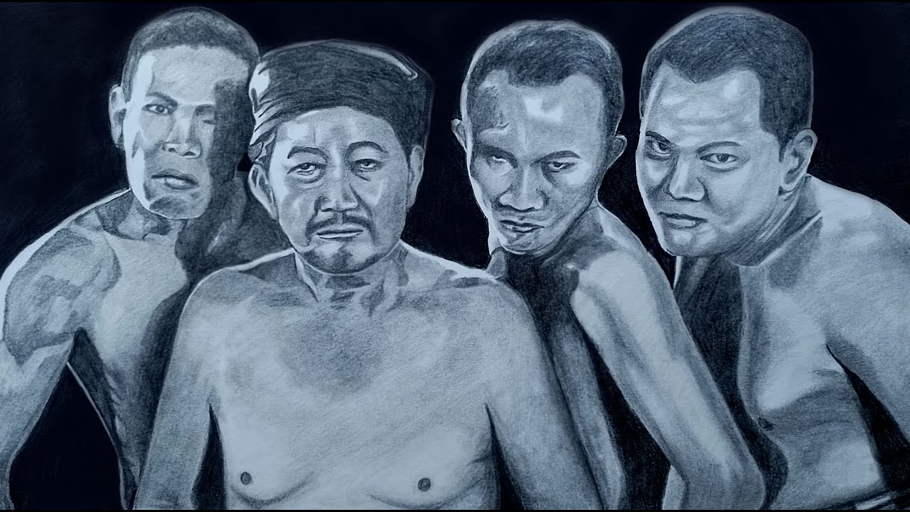 Hai mambang tanah..mambang air..mambang api..Pendekar Bujang Lapok ...